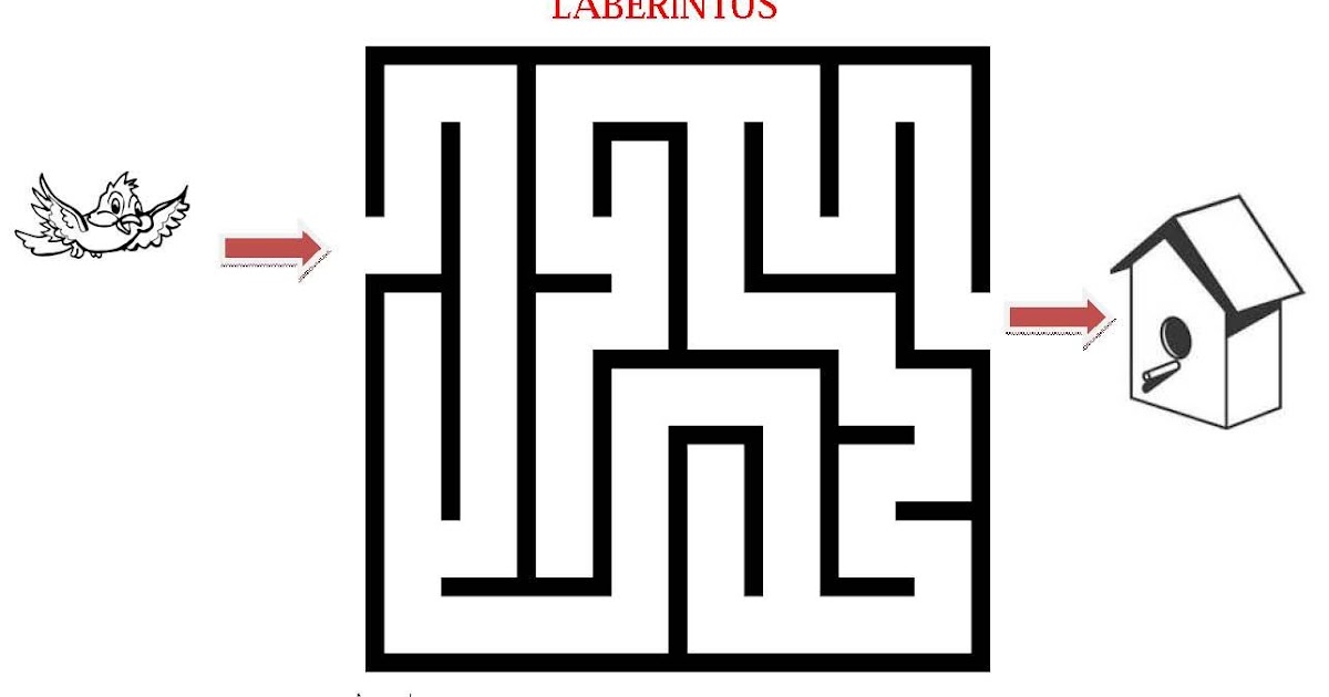 Laberintos Para Imprimir Niños 4 Años - Laberintos Niños